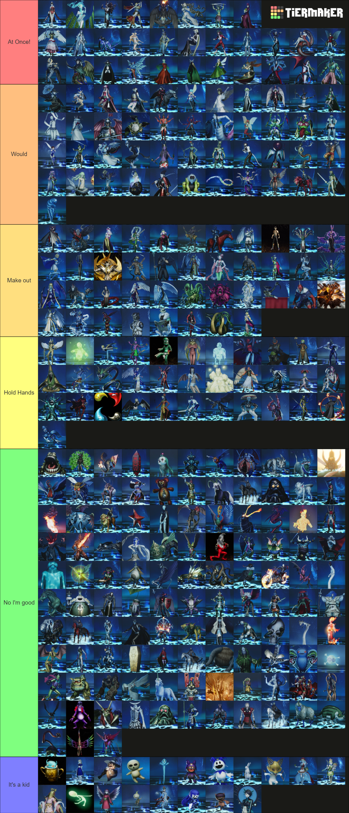 SMT V Vengeance - All Demons Tier List (Community Rankings) - TierMaker