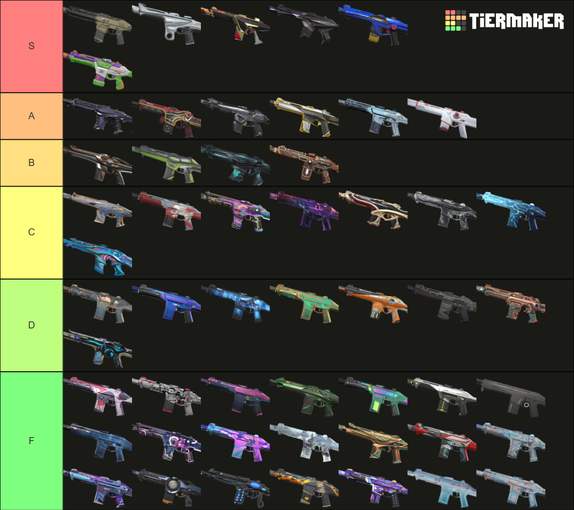 Valorant Phantom Skins (June 2023) Tier List (Community Rankings ...