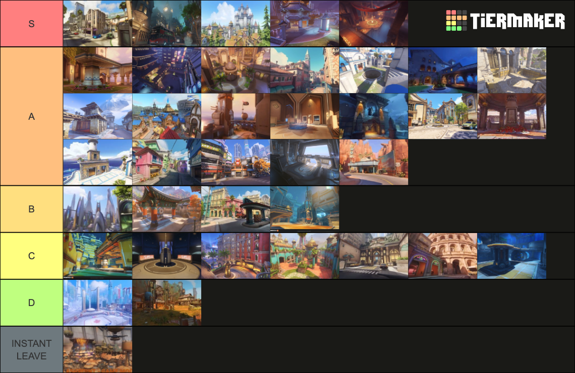 All Overwatch 2 Maps (with all Controls + Flashpoints) Tier List ...