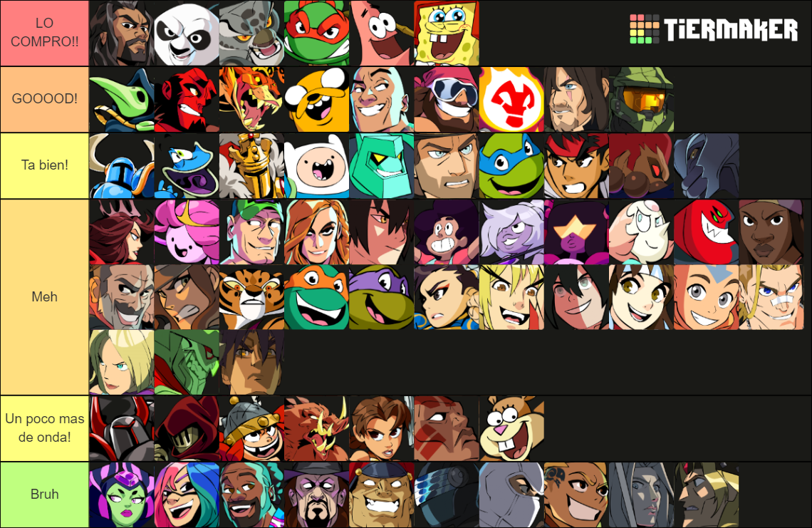 Crossovers do Brawlhalla (with Mega Man) Tier List (Community Rankings ...