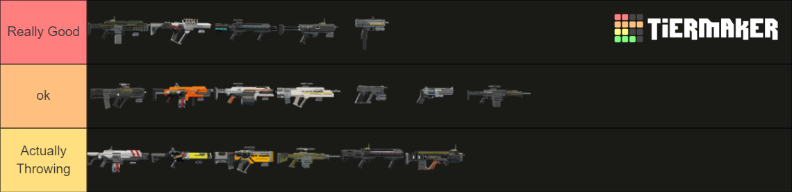 Helldivers 2 Weapons Tier List (Community Rankings) - TierMaker