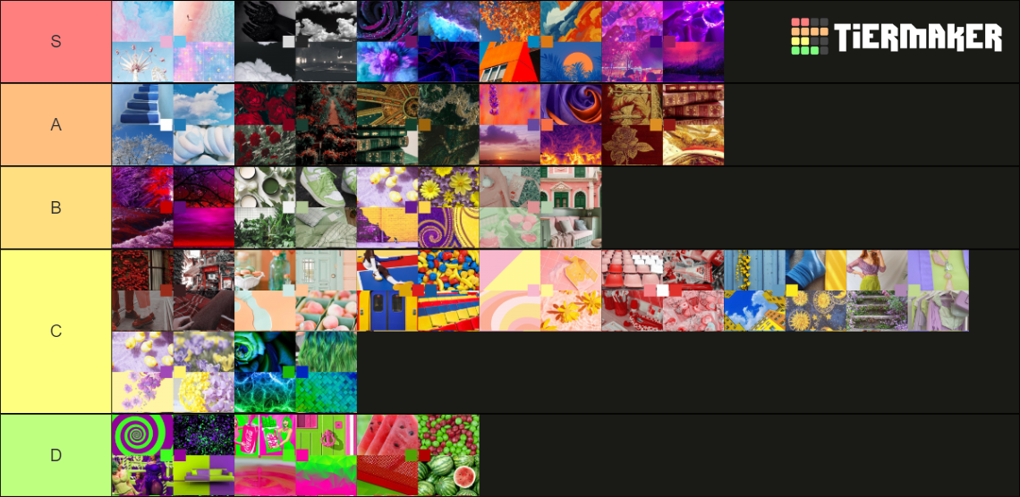 Colour Combinations Tier List (Community Rankings) - TierMaker