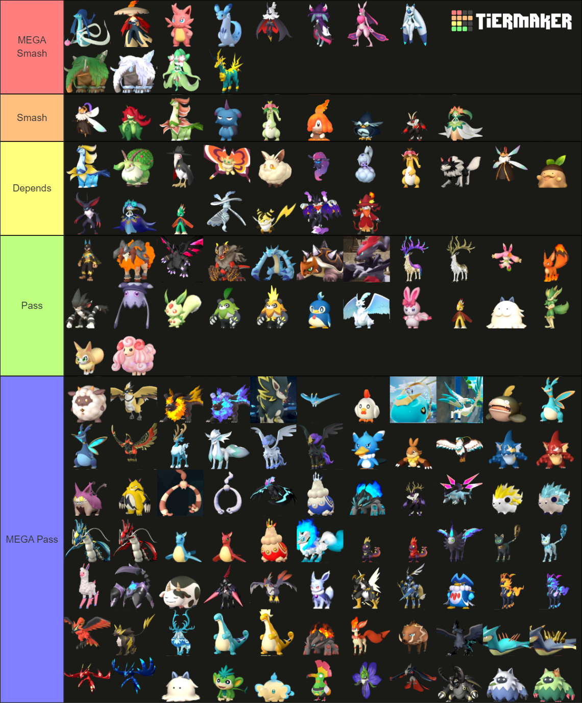 Palworld Smash or Pass Tier List (Community Rankings) - TierMaker
