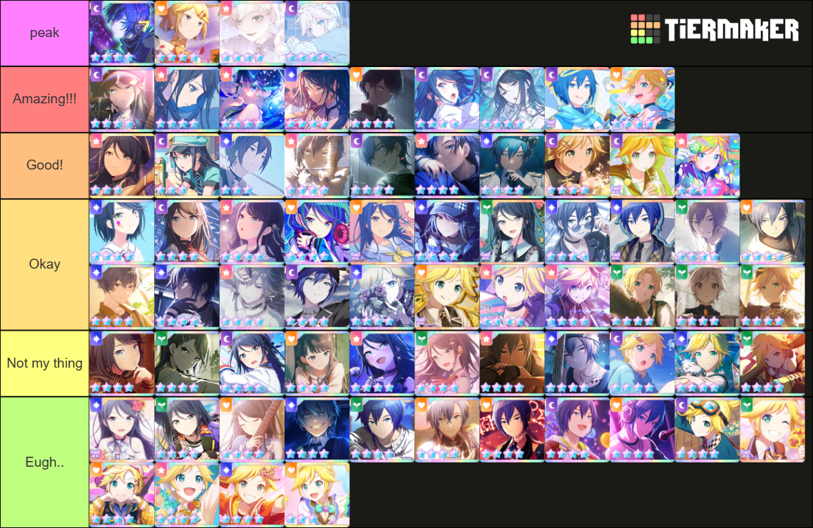 Project Sekai All Cards Tier List (Community Rankings) - TierMaker