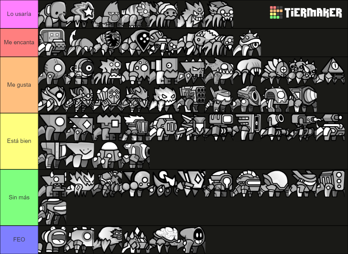 Spiders (Geometry Dash 2.2/2.21) Tier List (Community Rankings) - TierMaker