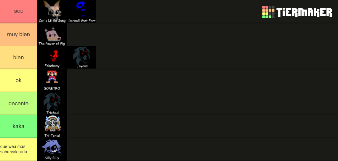 FNF Hit Single Tier List (Community Rankings) - TierMaker