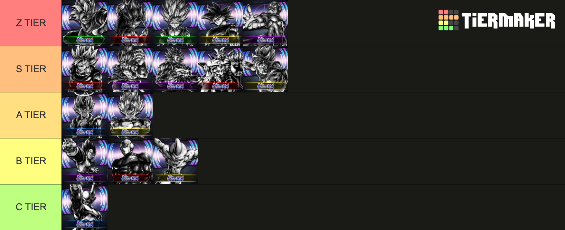 DB Legends Ultra Animation Tier List (Community Rankings) - TierMaker