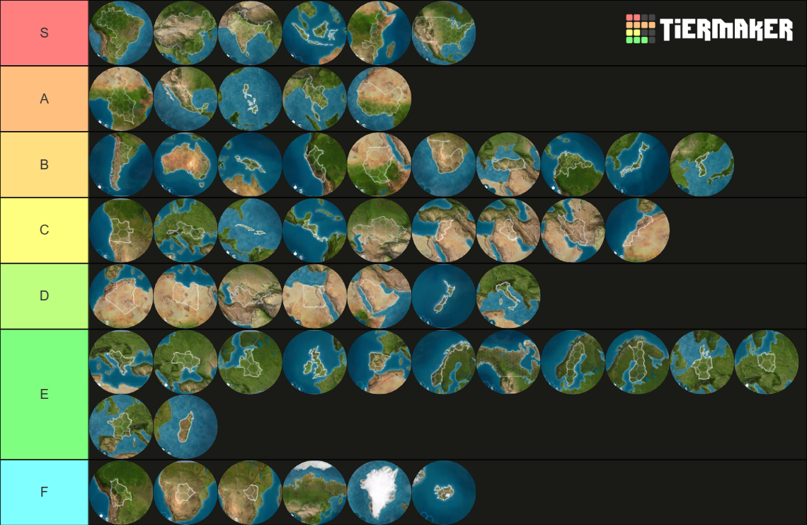 Plague inc countries Tier List (Community Rankings) - TierMaker