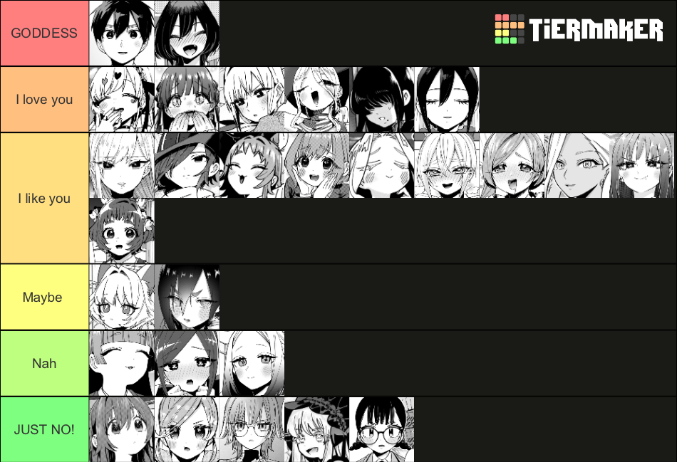 The 100 Girlfriends (28 Girlfriends) Tier List (Community Rankings ...