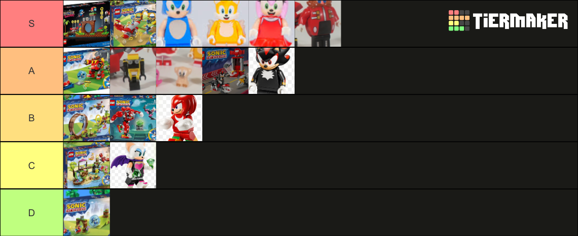 Lego sonic Tier List (Community Rankings) - TierMaker