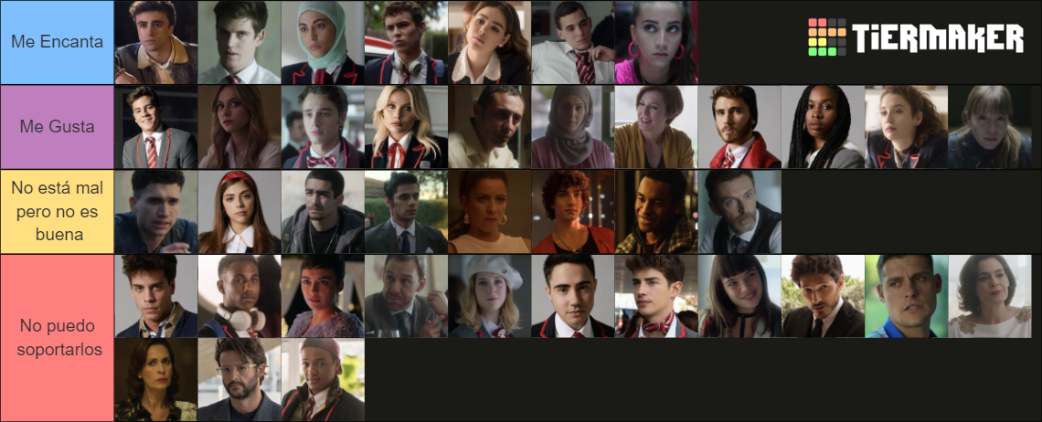 all élite netflix characters Tier List (Community Rankings) - TierMaker