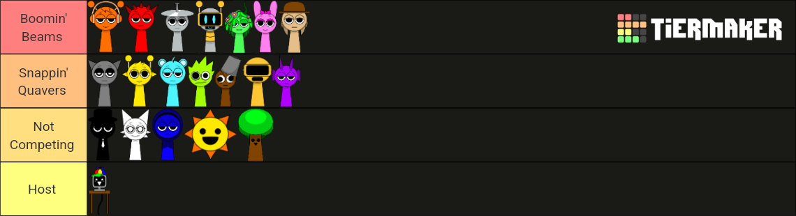 Sprunki Tier List (Community Rankings) - TierMaker