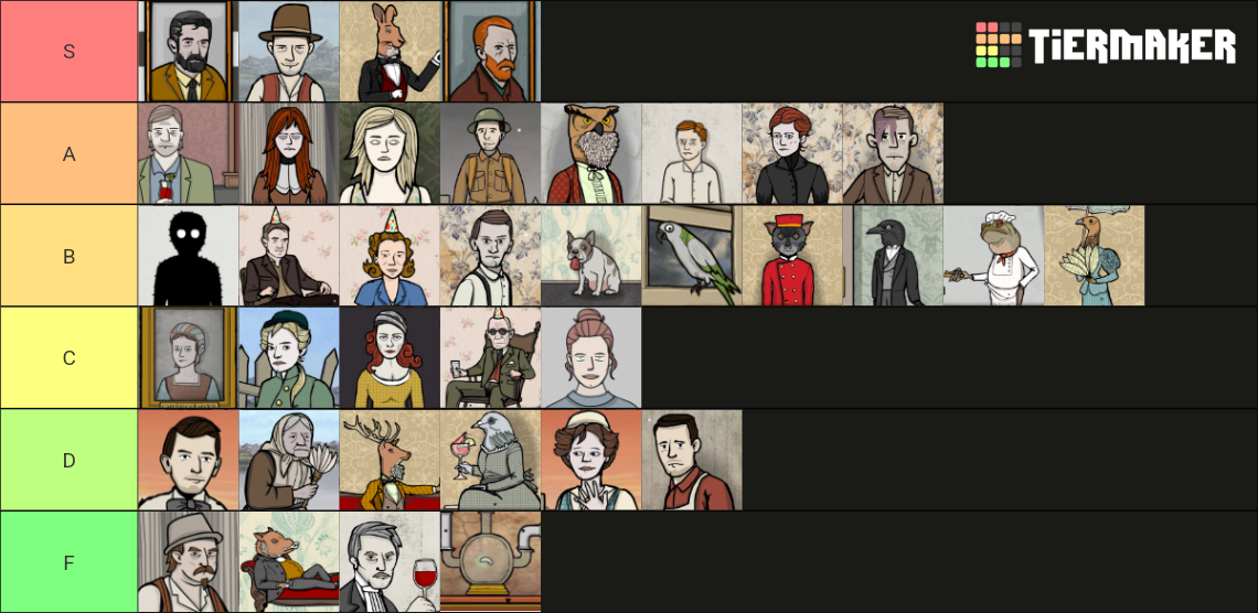 Rusty Lake Characters Ranked Tier List (Community Rankings) - TierMaker