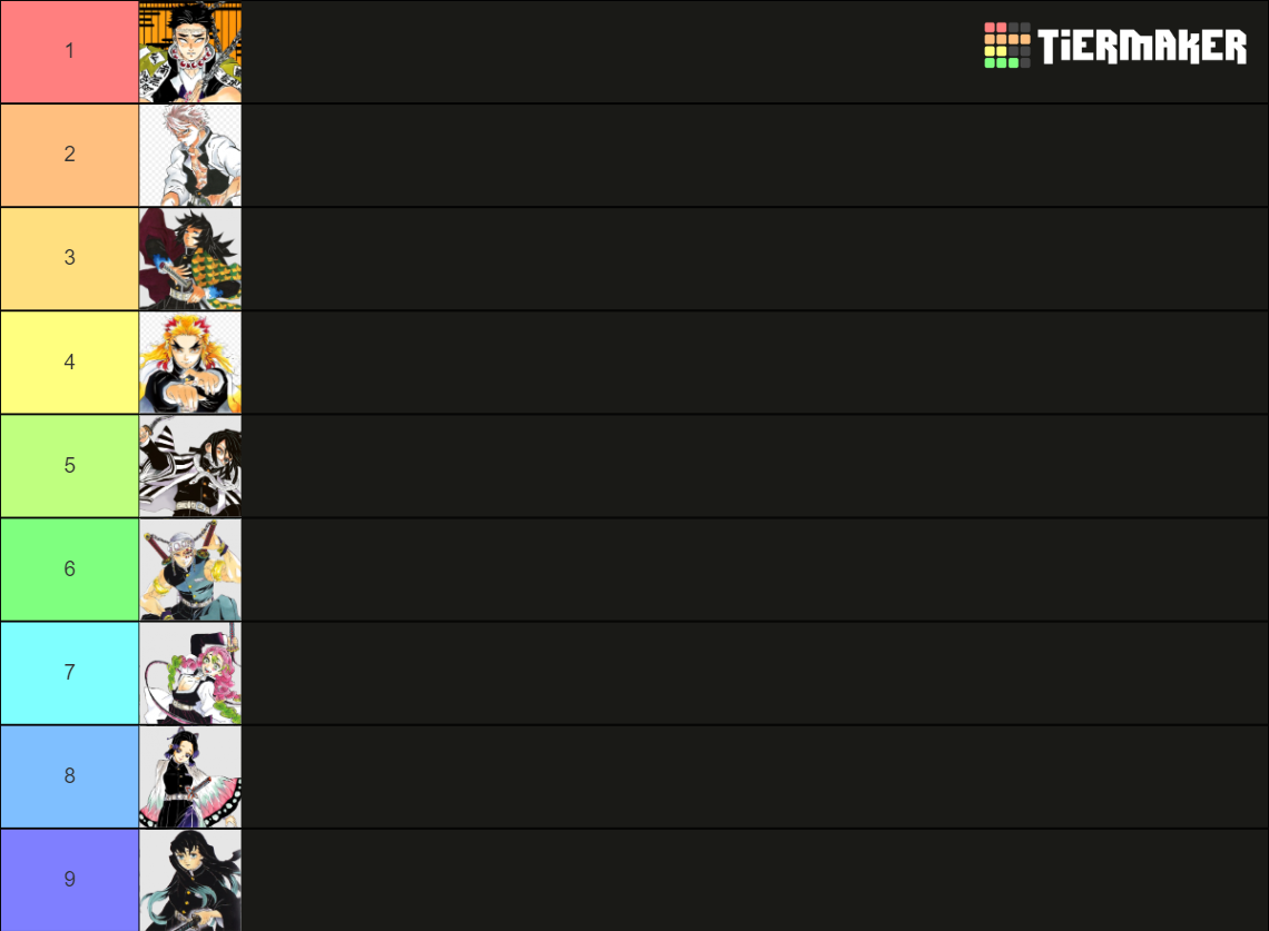 Demon Slayer Base Hashira Power List Tier List (Community Rankings ...