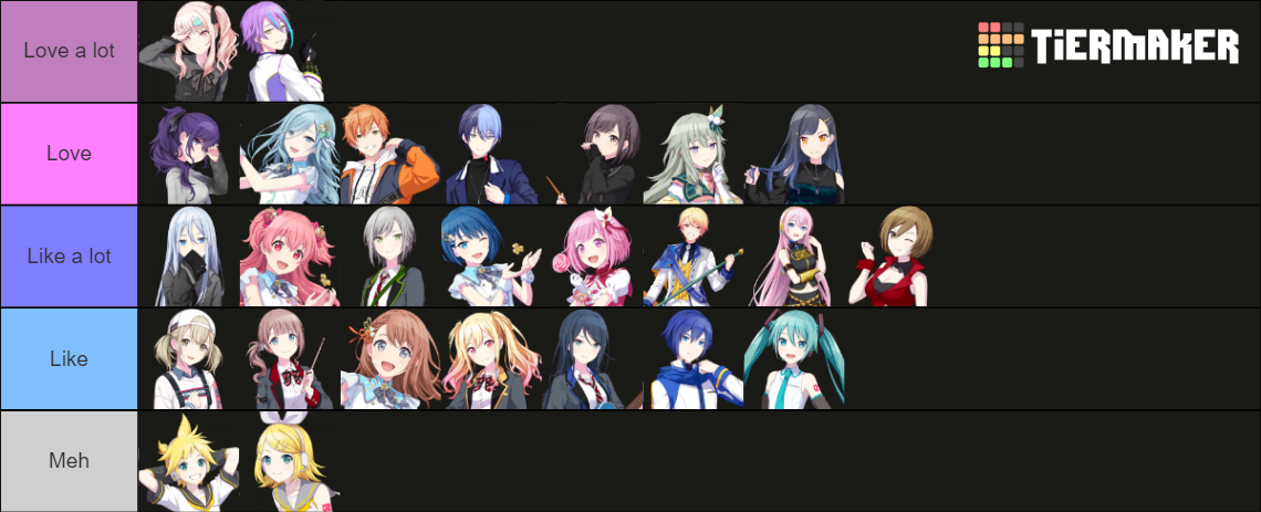 Prosekai Tier List (Community Rankings) - TierMaker