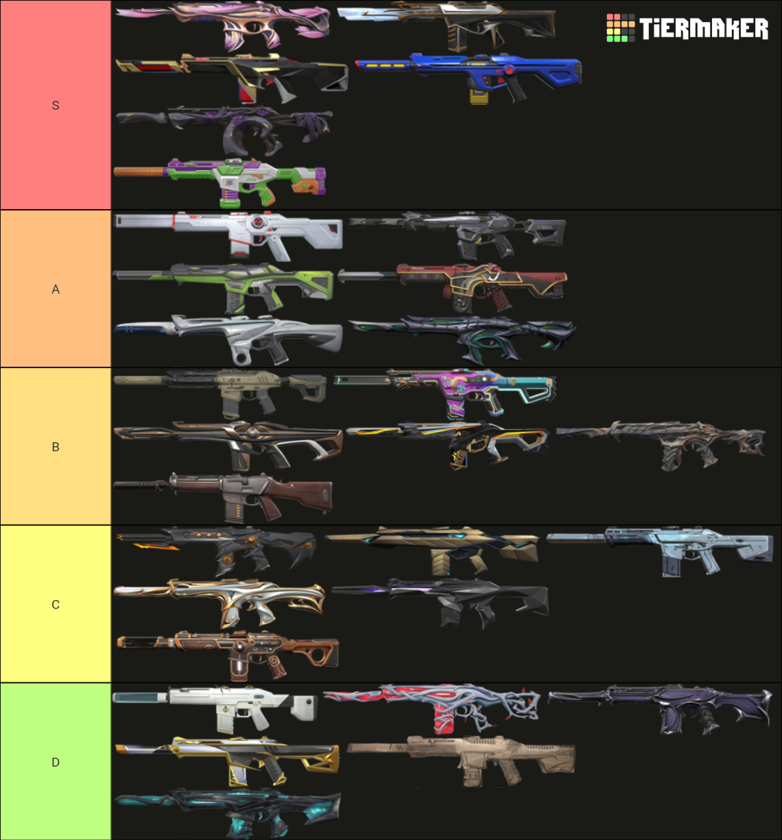Valorant Phantom Skins (March 2025) Tier List (Community Rankings ...
