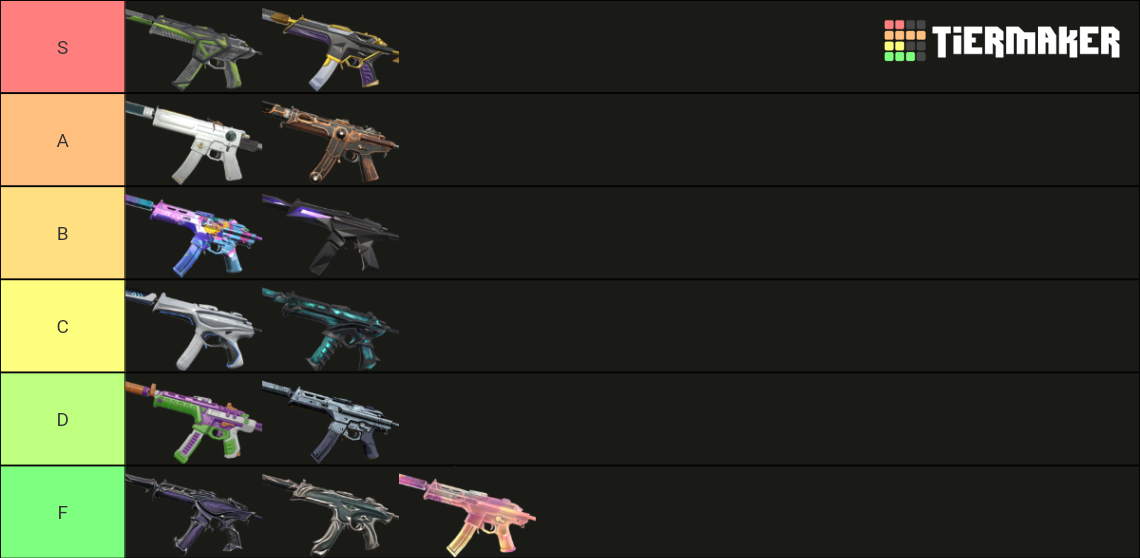 Valorant Spectre Skins (June 2023) Tier List (Community Rankings ...