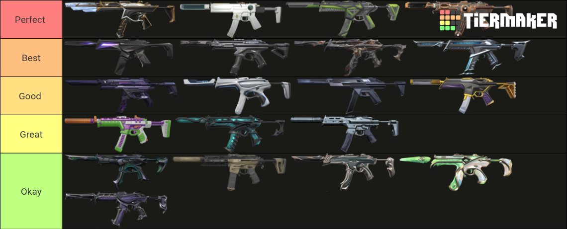 Valorant Spectre Skins (July 2025) Tier List (Community Rankings ...