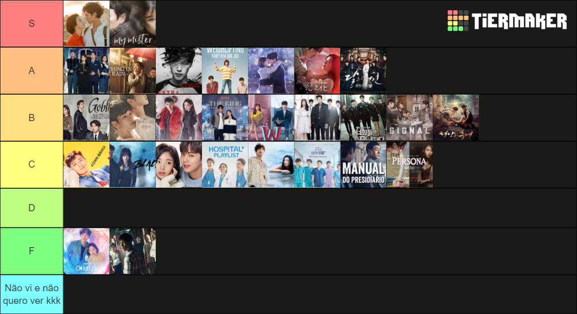 Korean Dramas Tier List (Community Rankings) - TierMaker