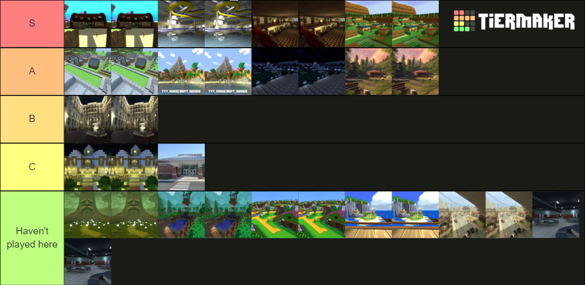 Gmod Ttt Maps Tier List Community Rankings Tiermaker