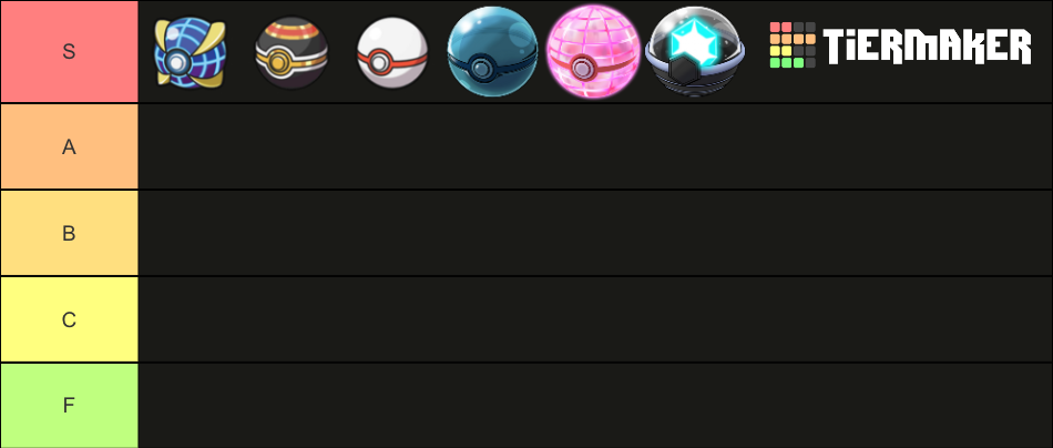 All known pokeballs (2024) Tier List (Community Rankings) - TierMaker