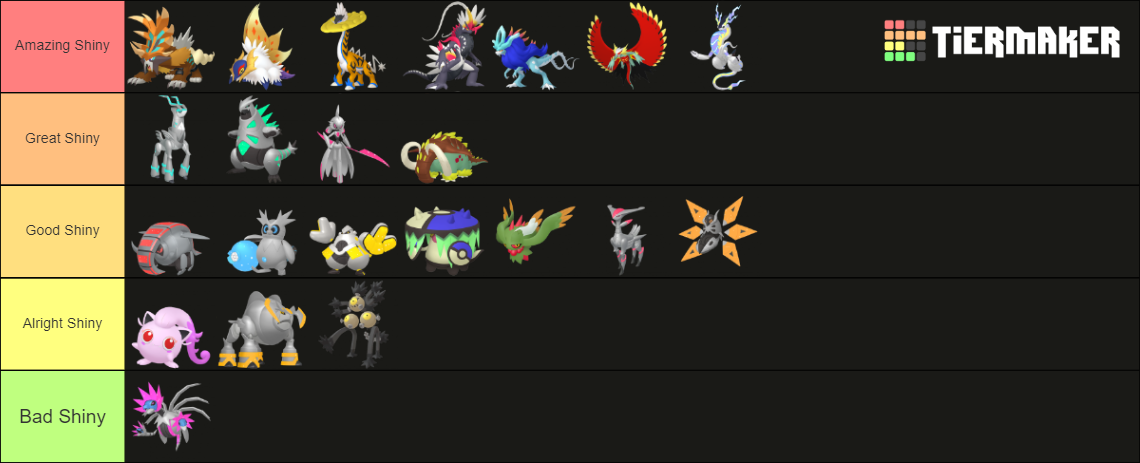 Shiny Paradox Pokemon [Home Renders] Tier List (Community Rankings ...