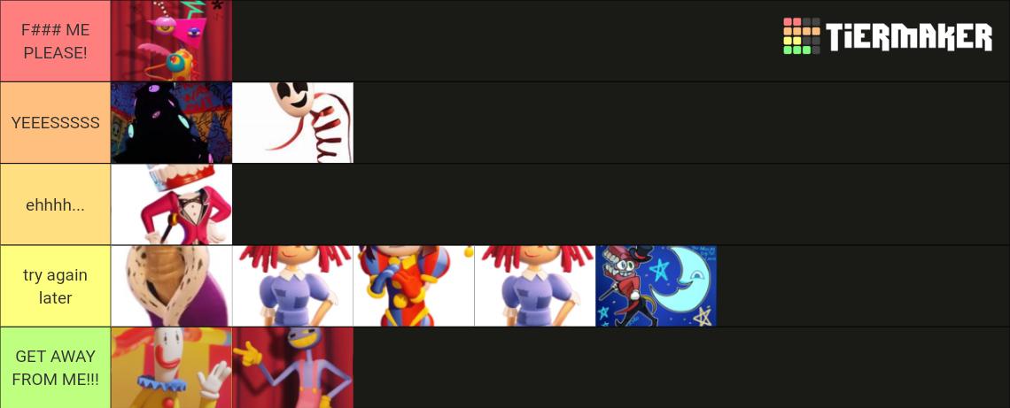 tadc smash or pass :) Tier List (Community Rankings) - TierMaker