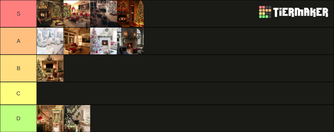 Recent Holidays Tier Lists - TierMaker