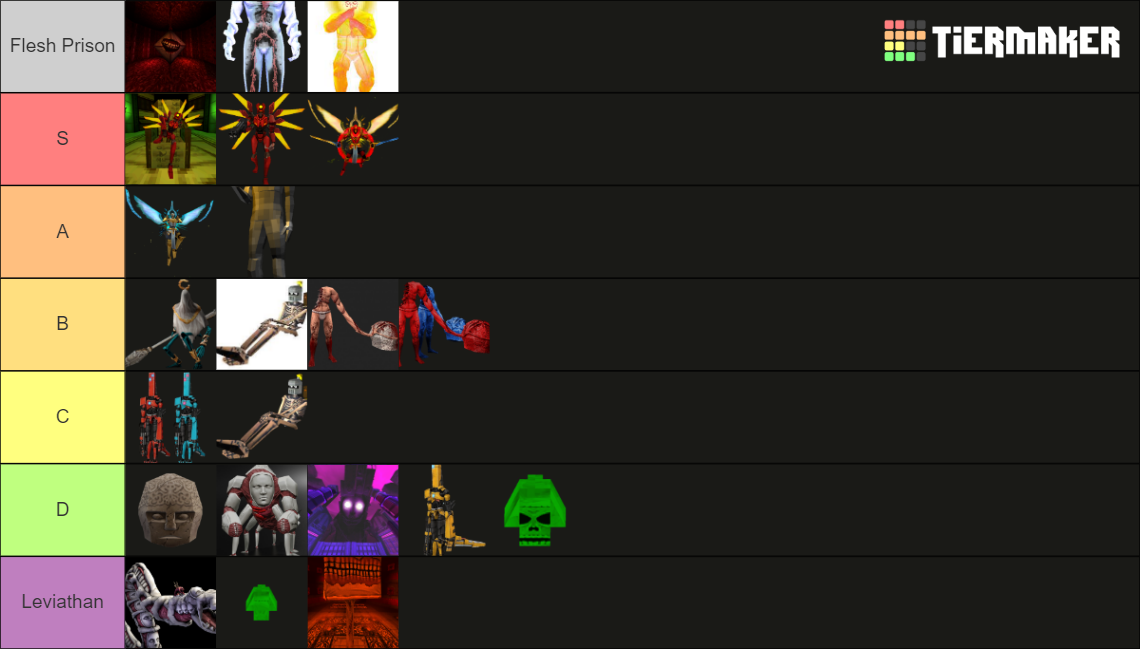 Ultrakill bosses Tier List (Community Rankings) - TierMaker