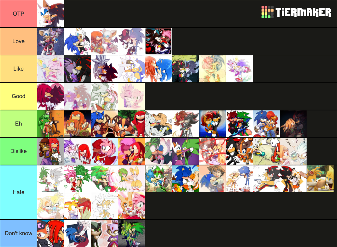 Sonic ships Tier List (Community Rankings) - TierMaker