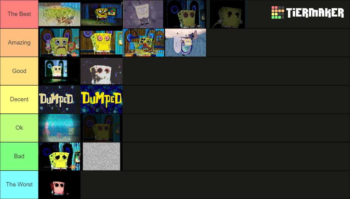 SpongeBob Bootleg Remakes Tier List (Community Rankings) - TierMaker