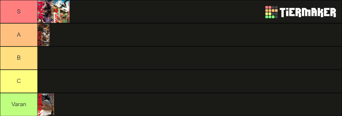 Godzilla Kiryu Saga Tier List (Community Rankings) - TierMaker
