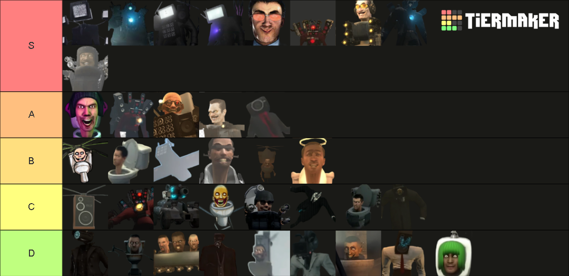 skibi all characters (episode 60) Tier List (Community Rankings) - TierMaker