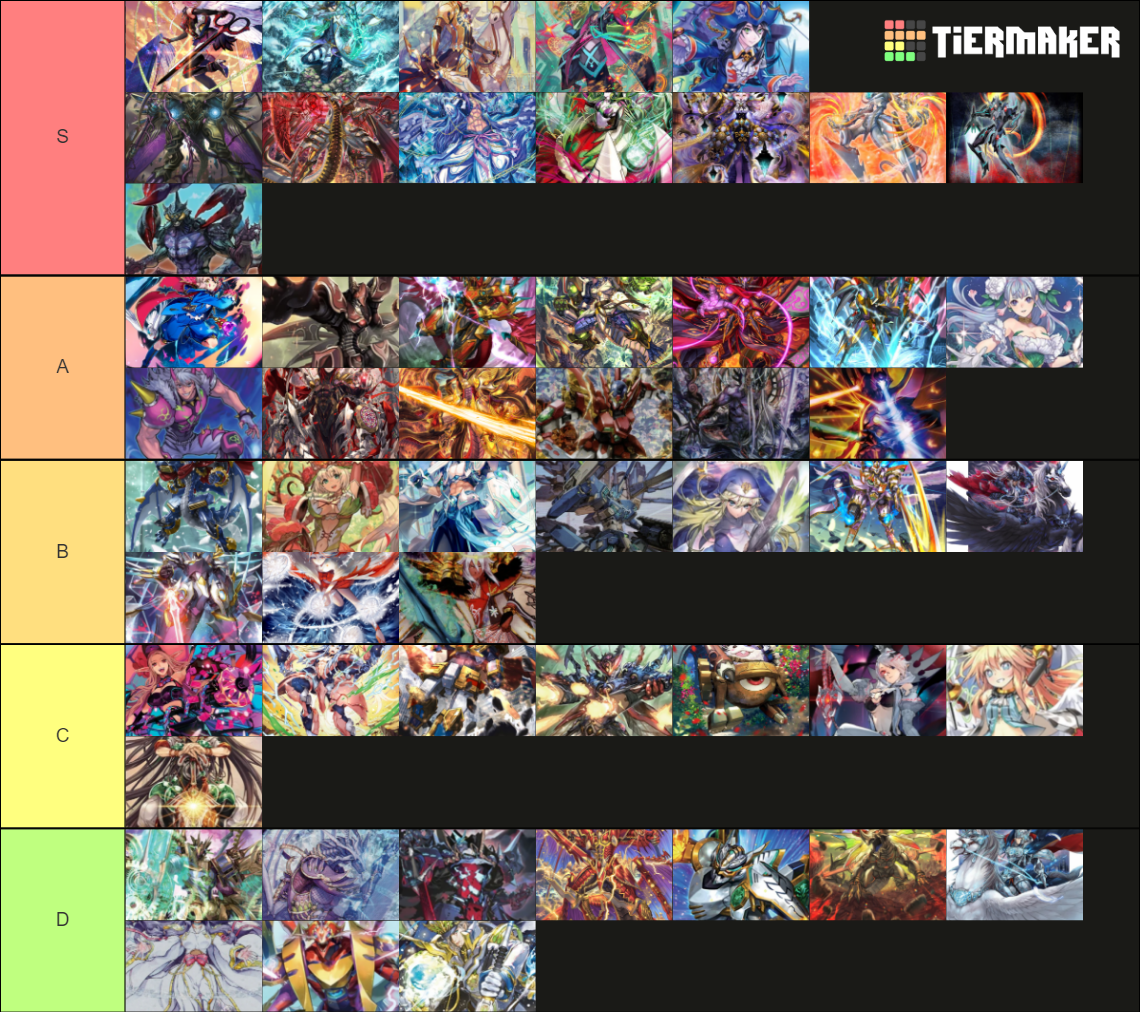 Vanguard Standard (as of VG-V-SS10) Tier List (Community Rankings ...