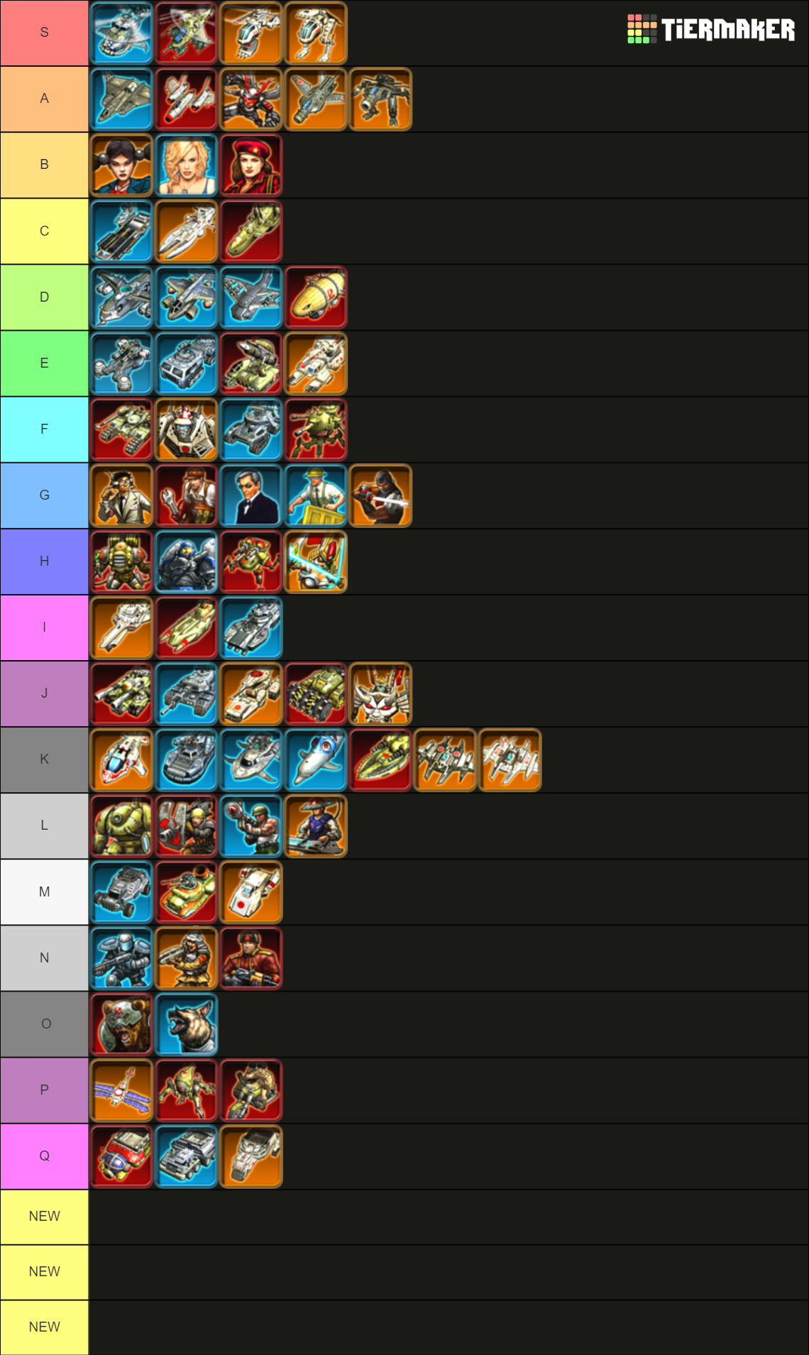 Red Alert 3 - Units Tier List (Community Rankings) - TierMaker