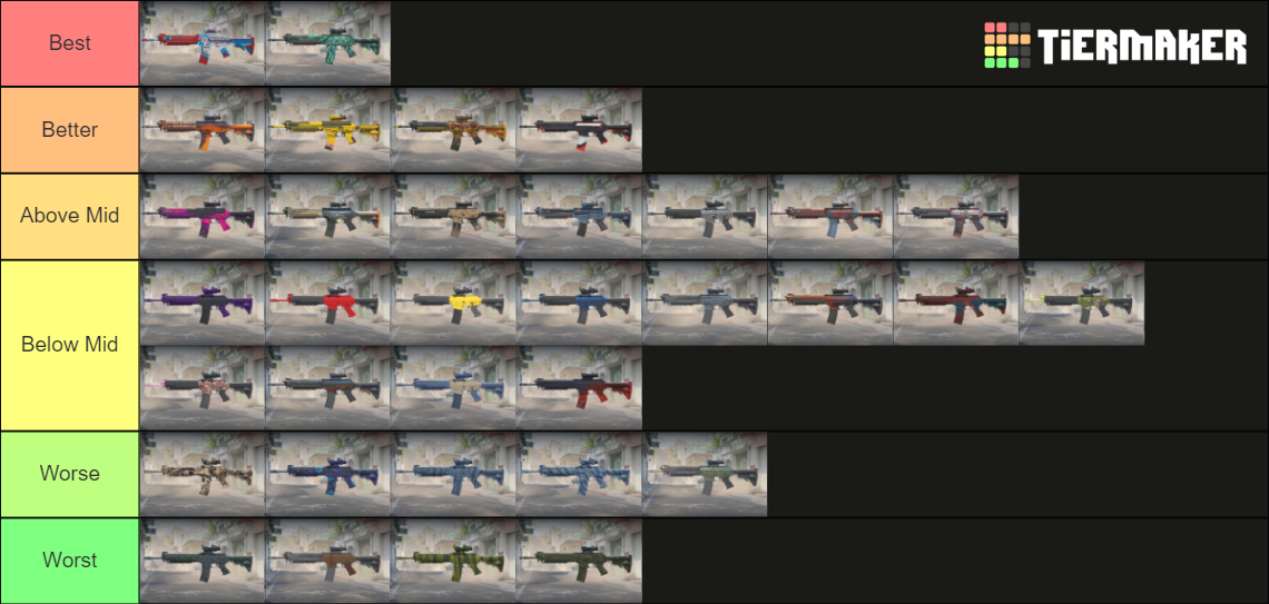 Counter-Strike 2 (CS2): All SG 553 Skins (Feb 2024) Tier List ...