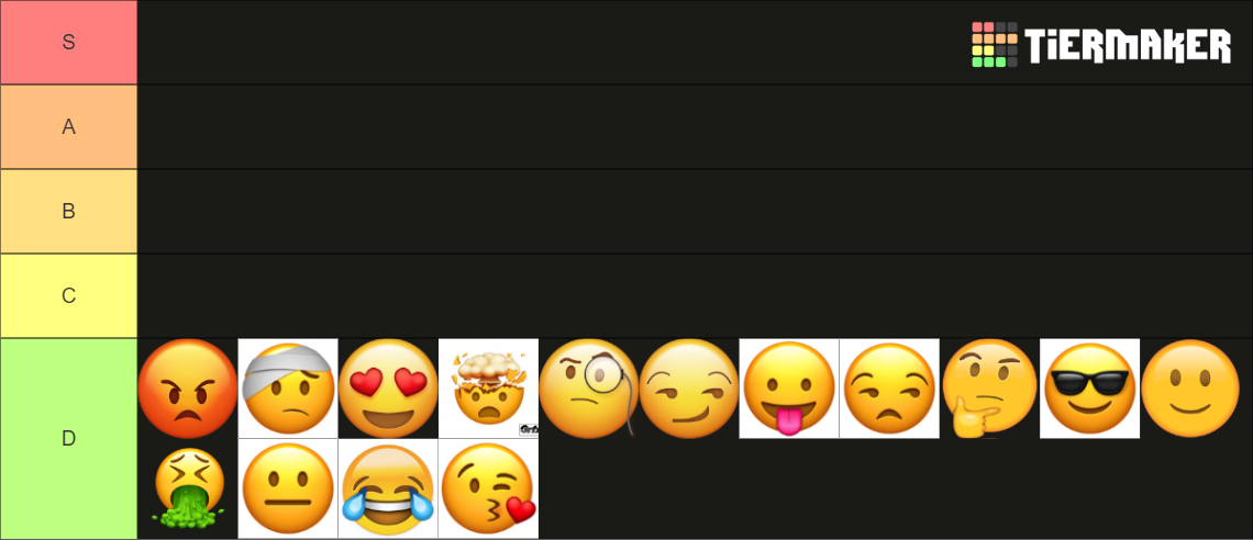 Emoji Tier List (Community Rankings) - TierMaker