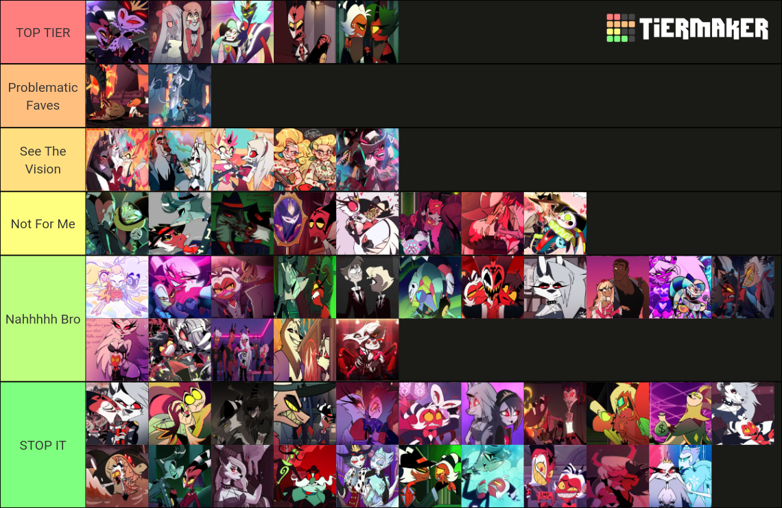 Ranking Helluva Boss Ships Tier List (Community Rankings) - TierMaker Ranking Helluva Boss Ships Tier List (Community Rankings) - TierMaker