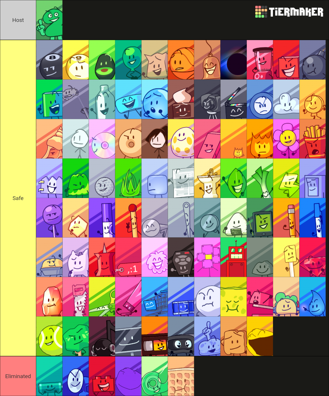 BFB/TPOT Characters (With Cool Icons!!!) Tier List (Community Rankings ...