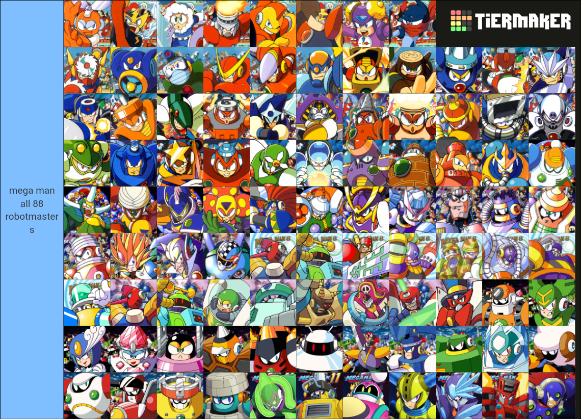 Super Mega Man Robot Master : Turbo! Tier List (Community Rankings ...