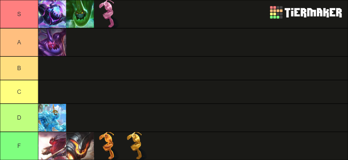 Zac Best Skins Tier List (Community Rankings) - TierMaker