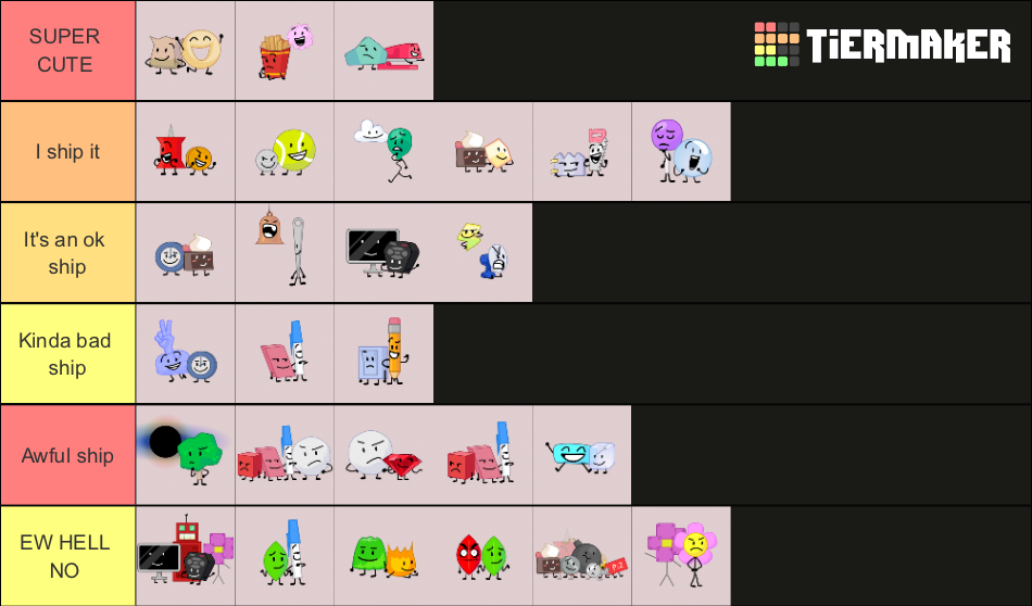 My BFB/TPOT ships Tier List (Community Rankings) - TierMaker My BFB/TPOT ships Tier List (Community Rankings) - TierMaker