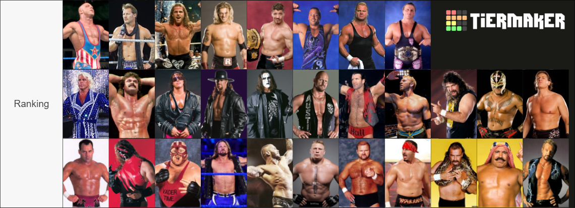 Greatest Wrestlers of All Time Tier List (Community Rankings) - TierMaker