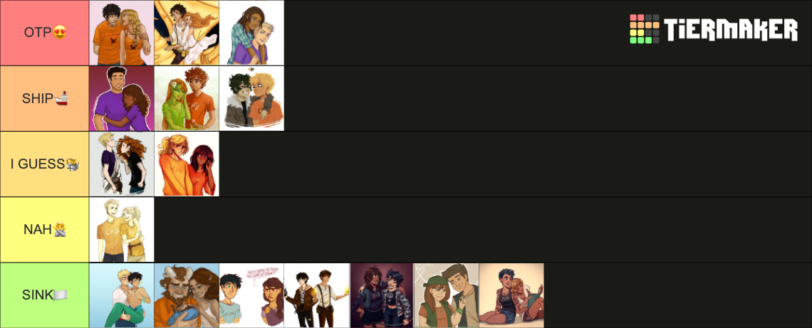 Percy Jackson/Heroes of Olympus Character Ships Tier List (Community ...