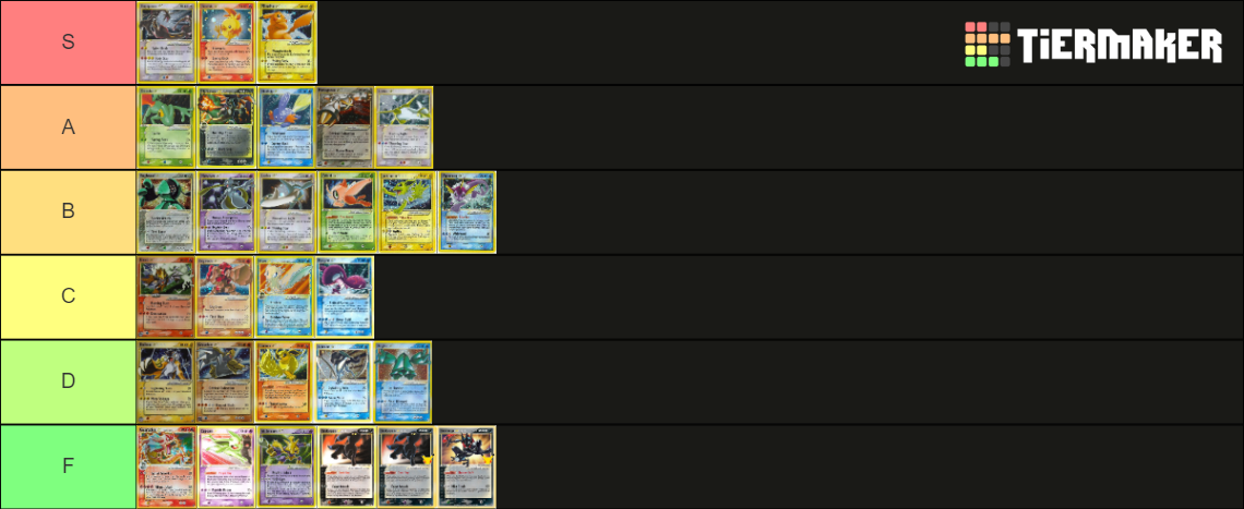 Pokemon Gold Stars Tier List (Community Rankings) - TierMaker