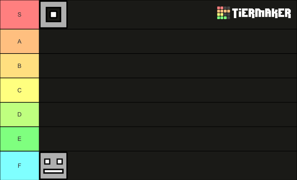 Geometry Dash All Icons Tier List (Community Rankings) - TierMaker