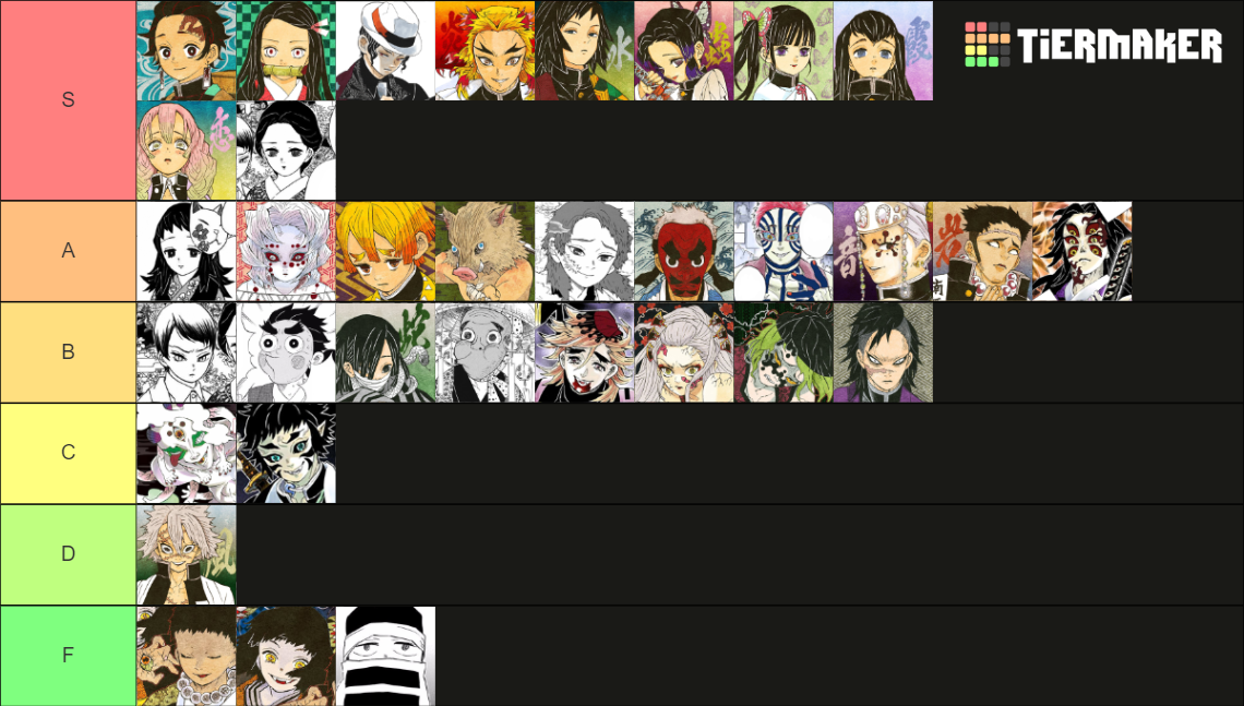 Demon Slayer Tier List (Community Rankings) - TierMaker