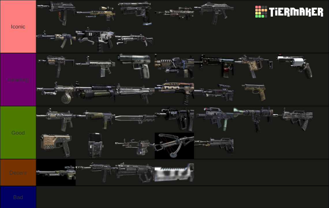 Black Ops 2 weapons Tier List (Community Rankings) - TierMaker