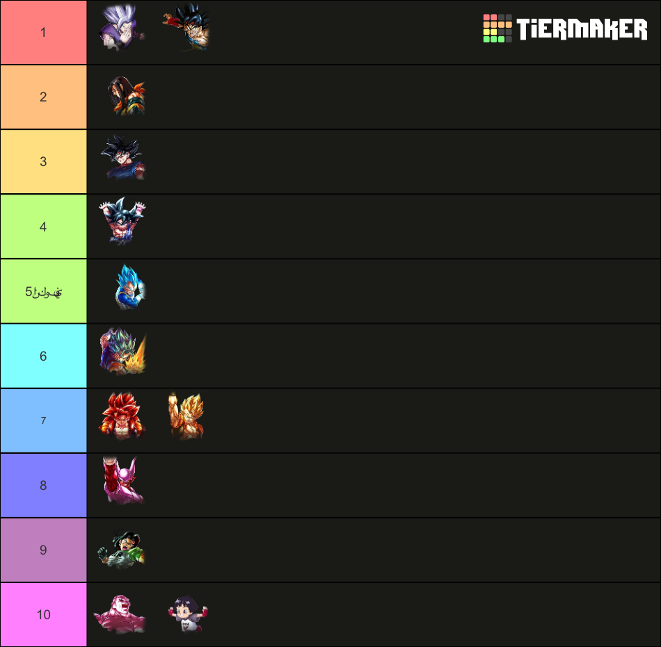 Dragon ball legends characters by color Tier List (Community Rankings ...