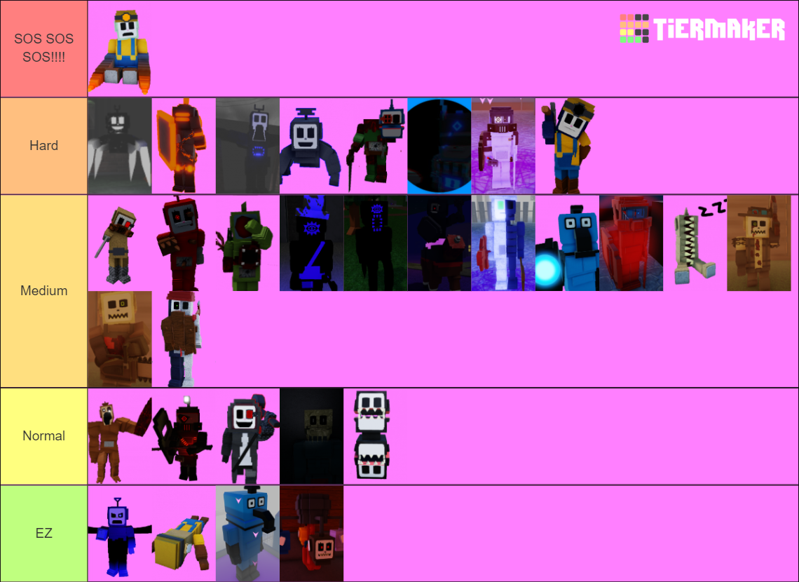 Slendytubbies the apocalypse enemies Tier List (Community Rankings ...